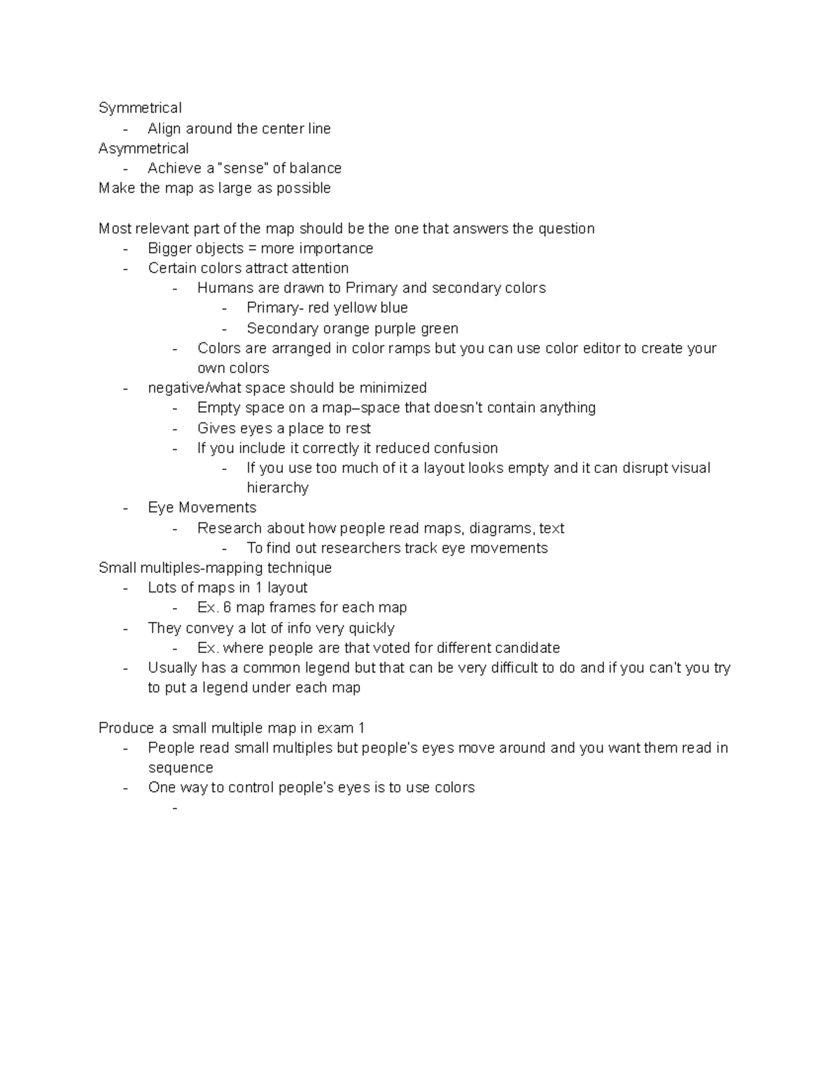 Visual Heirarchy - Symmetrical - Align around the center line ...