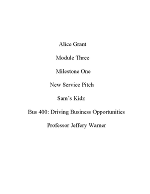 BUS400 Module 3 Assignment - Module 3 Assignment Cassandra Fletcher ...