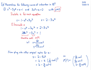 Math277L02Week1 - notes - MATH 277 - Studocu