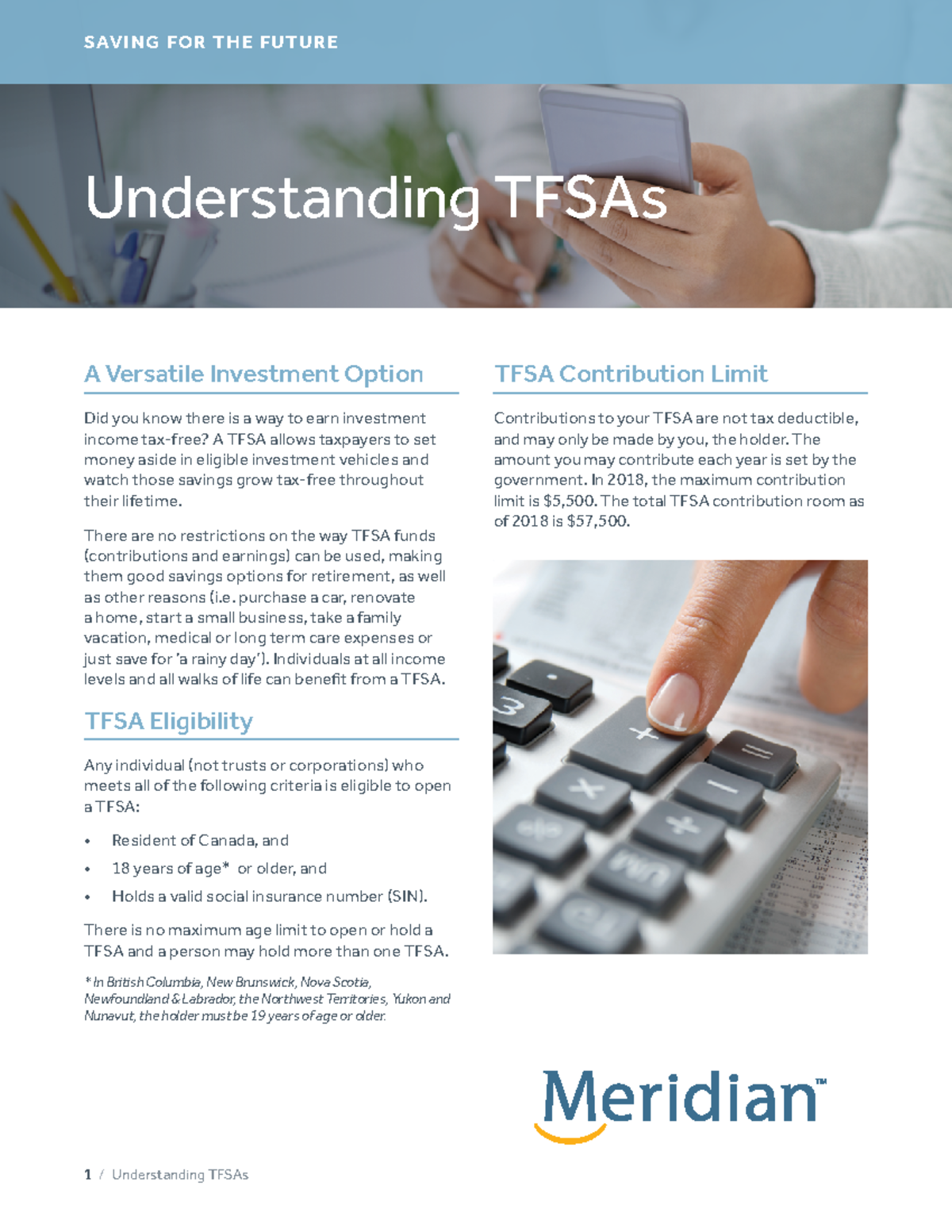 Understanding-TFSAs - reference doc - Understanding TFSAs SAVING FOR ...