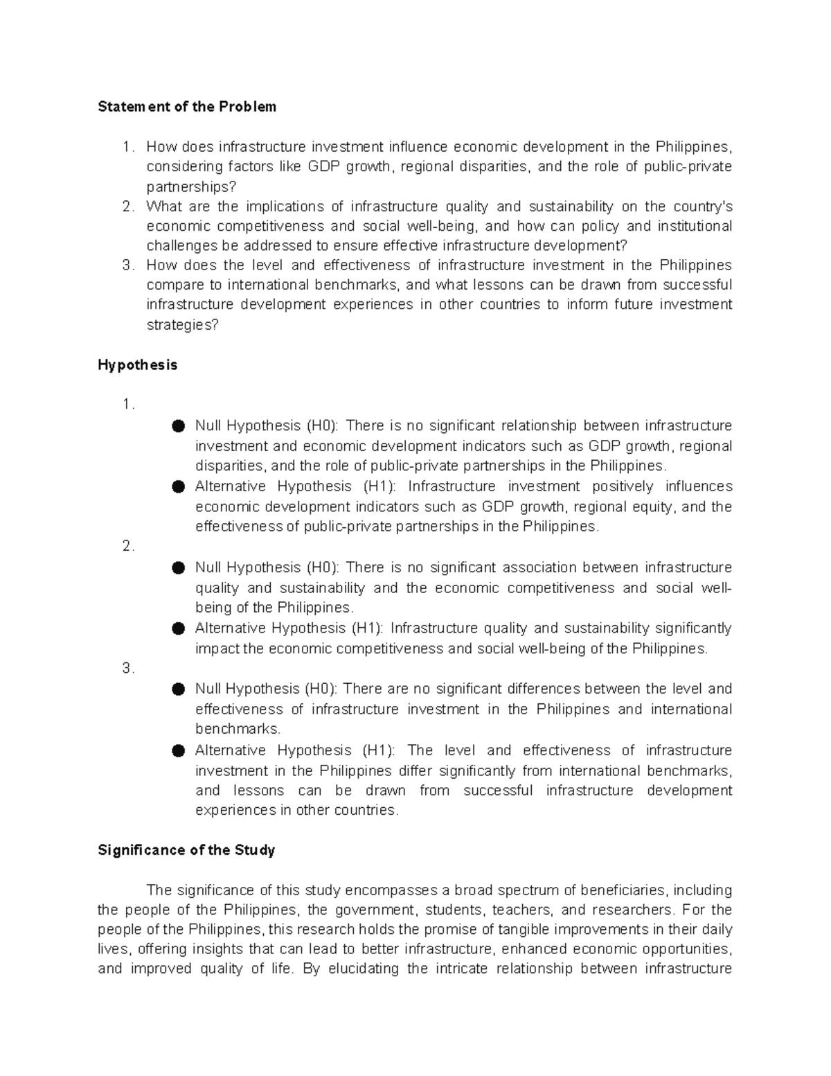 RRL, Hypothesis, AND Statement OF THE Problem WITH References ...