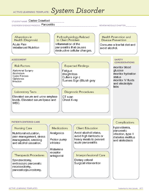 Ascites 103 - ATI template - ACTIVE LEARNING TEMPLATES TherapeuTic ...