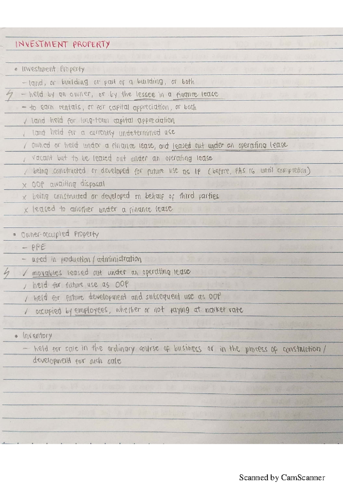 AP Investment Property and Investment in Associates lecture notes ...