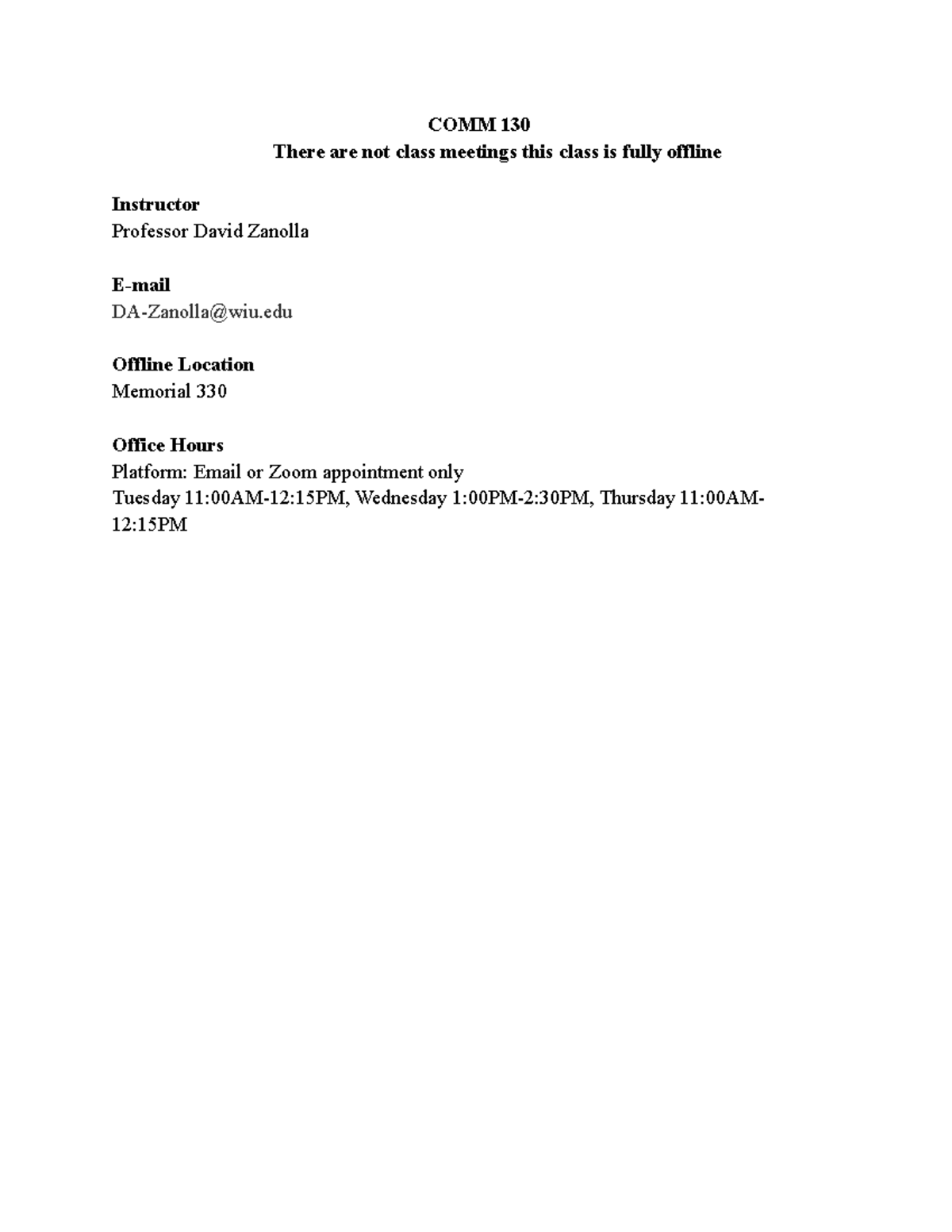 Comm 130 This Is A Note On The Introduction To Communication Comm