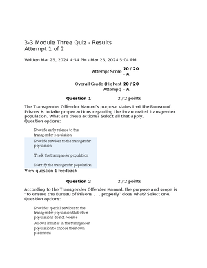 CJ-120 Module 1-0 Check Your Knowlegge - 5 / 5 - A highlighted answers ...