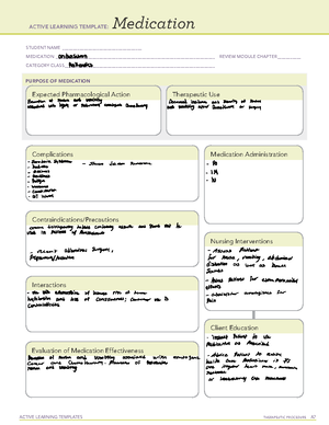 Active Learning Template medication (32) Copy - ACTIVE LEARNING ...