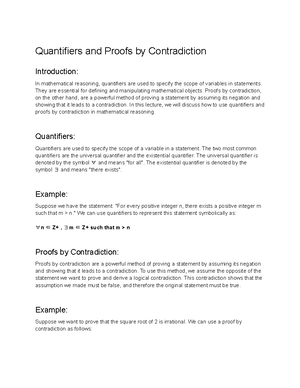 Foundations of Mathematical Reasoning (MAT-0092) Lecture 13 - Overview of Number Theory ...