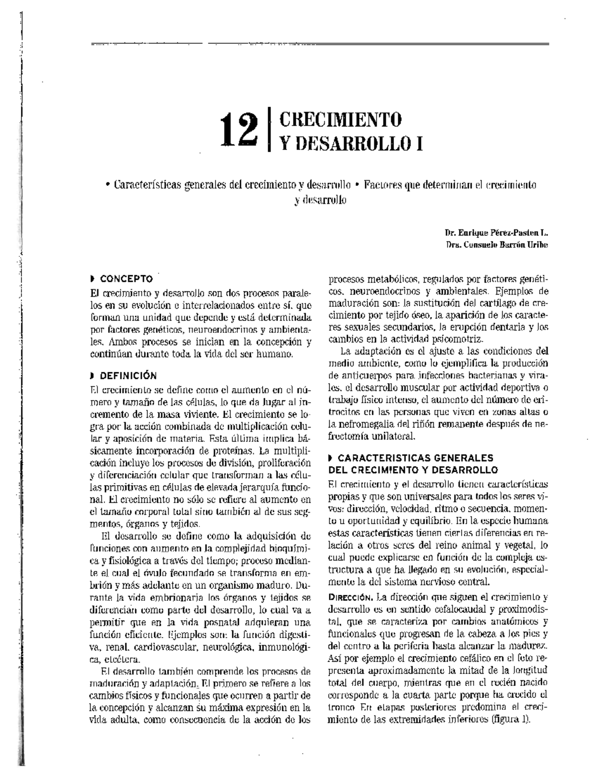 Crecimiento - Pediatría - Studocu