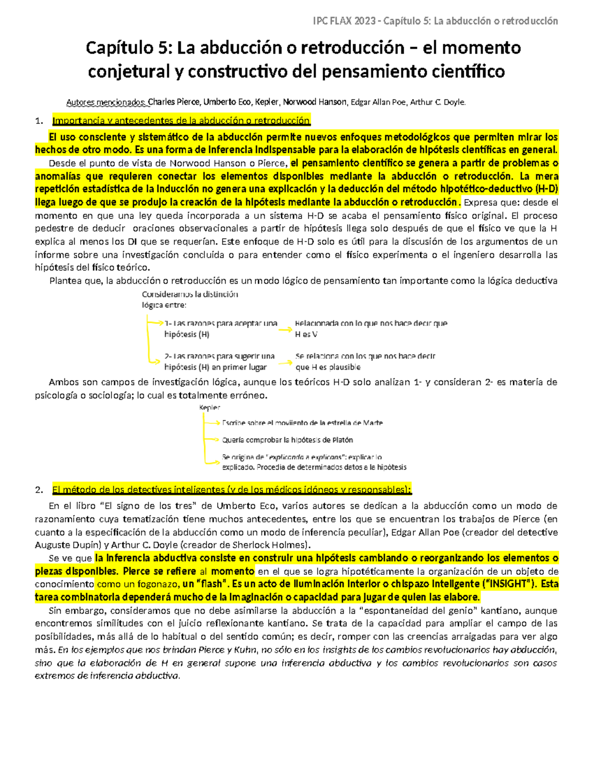 Capítulo 5 - Abducción - Resumen autonomia cientifica, interdisciplina ...