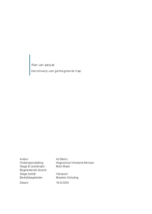 Complexiteitsformulier - Stagewerkplan - Studeersnel