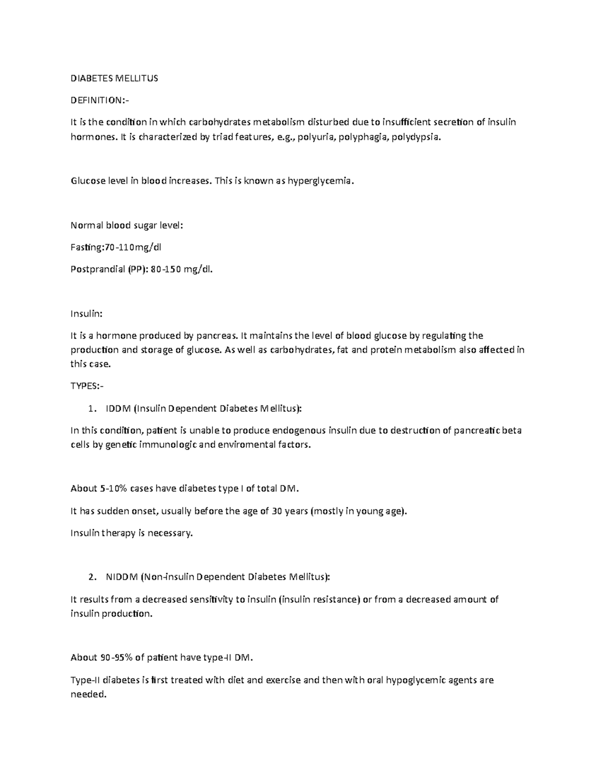 Diabetis mellitus - Decease affect endocrine system - DIABETES MELLITUS ...