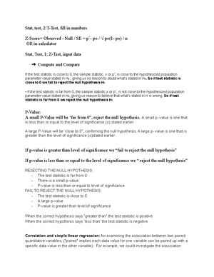 Statistics Final Exam-4 pg1 - FOLDER 7: The population mean and sample ...