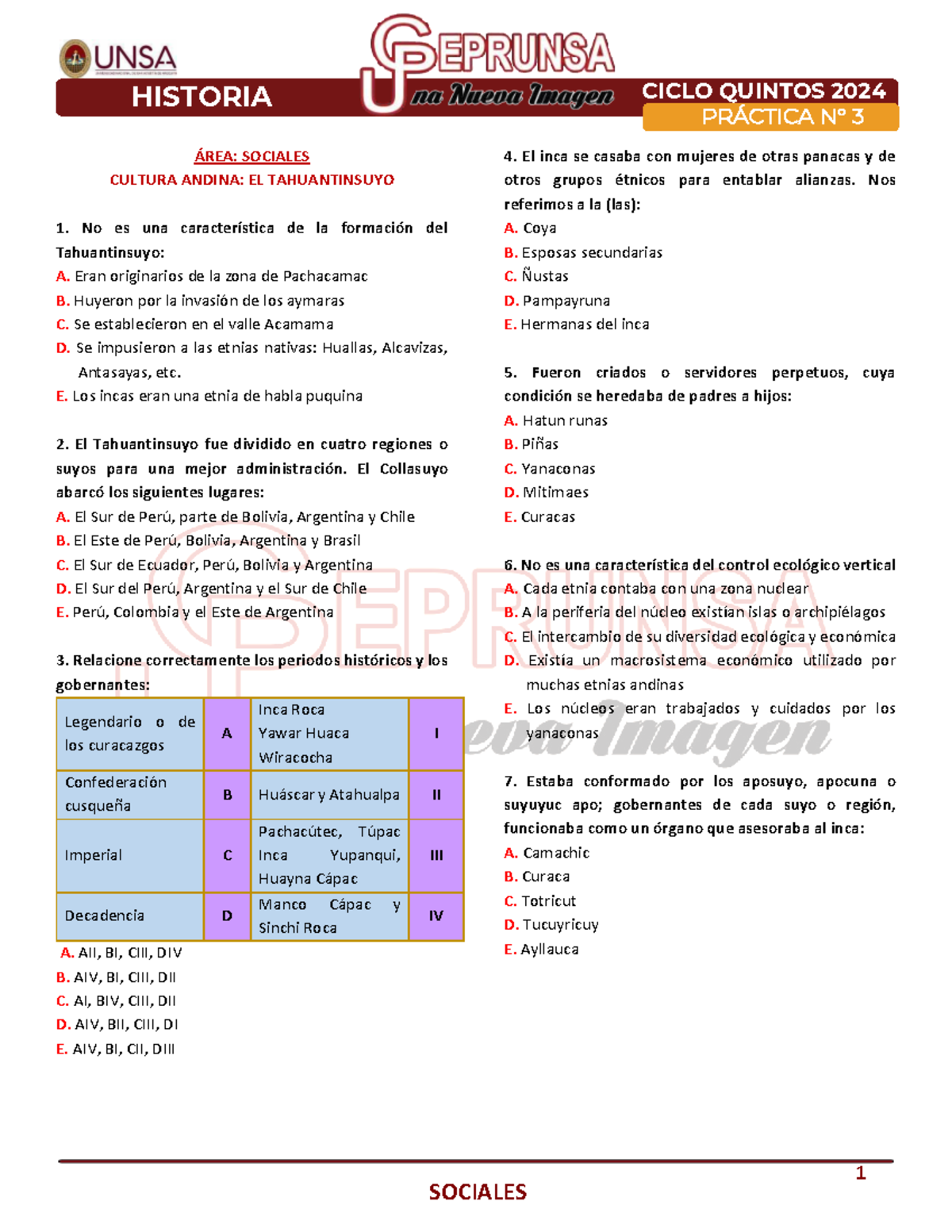 03 Soc Historia - fds f ds sd fds f - SOCIALES 1 HISTORIA CICLO QUINTOS ...