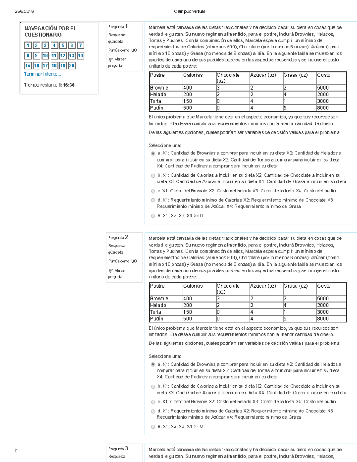 Examen final - campusvirtual.poligran.edu/#/dash/aula 1/ Pregunta 1 ...