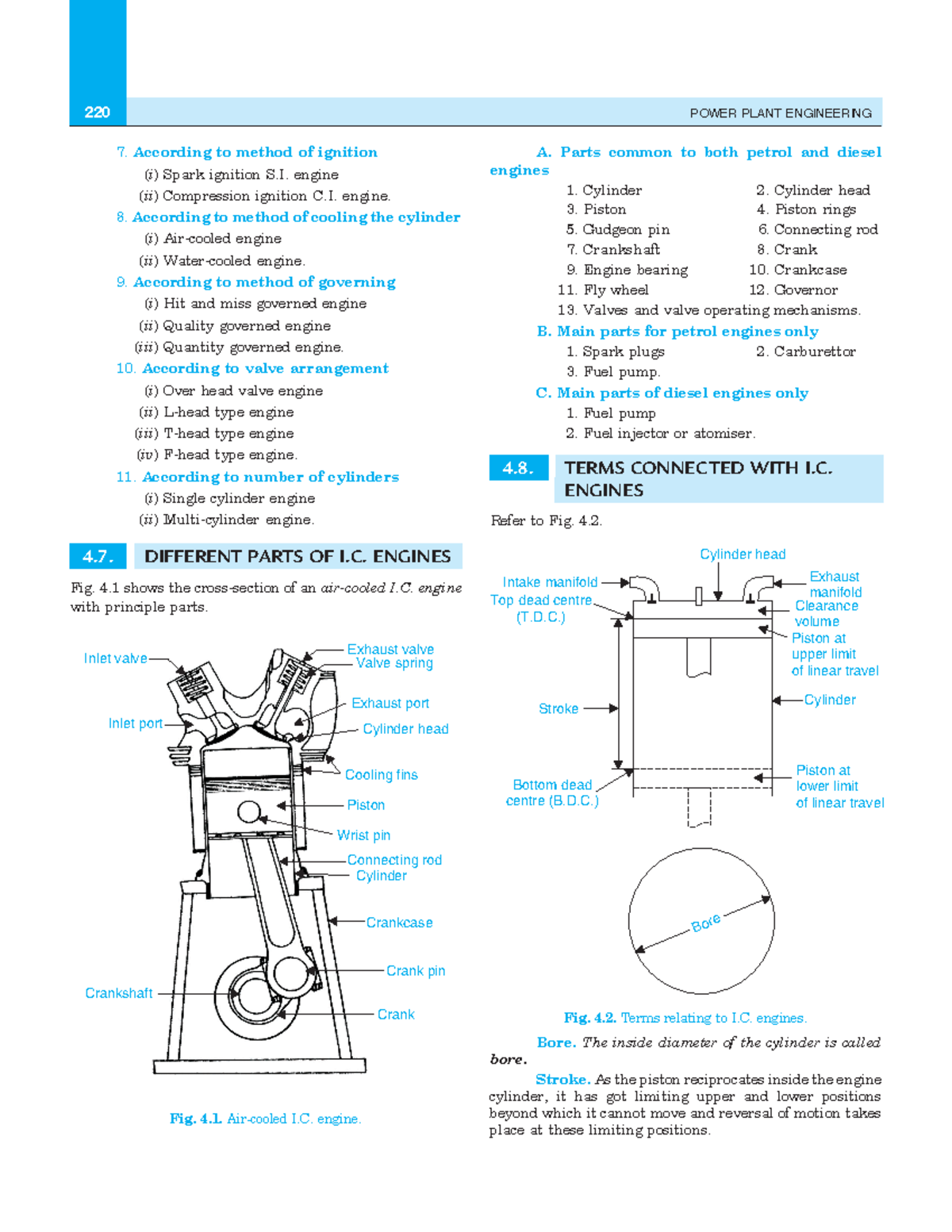 Diesel Engine power plant - 220 POWER PLANT ENGINEERING 7. According to ...
