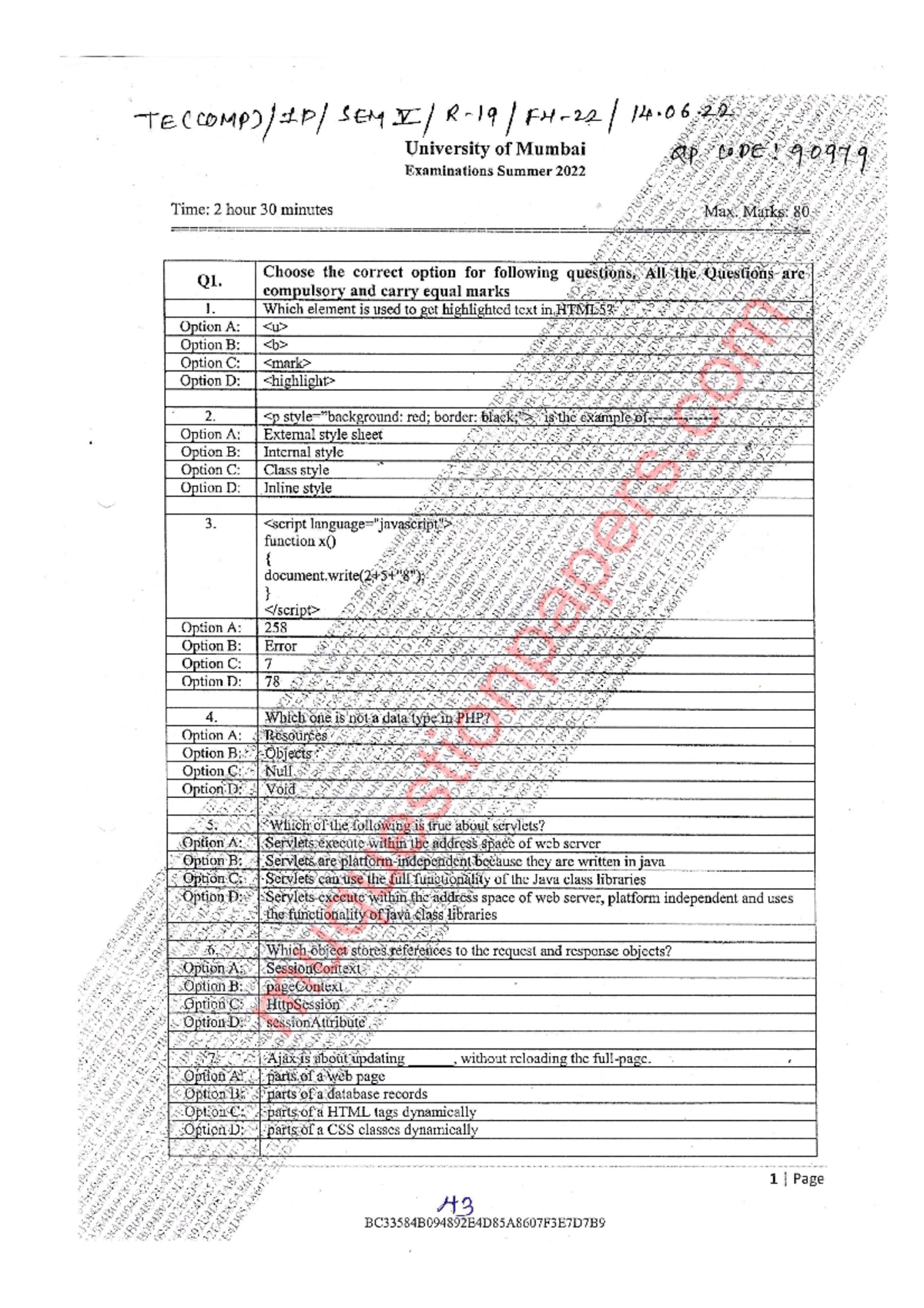IP MU pyq - Computer Engineering - Studocu