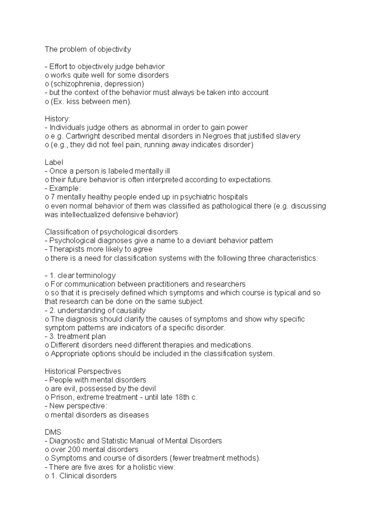 The problem of objectivity - The problem of objectivity Effort to ...