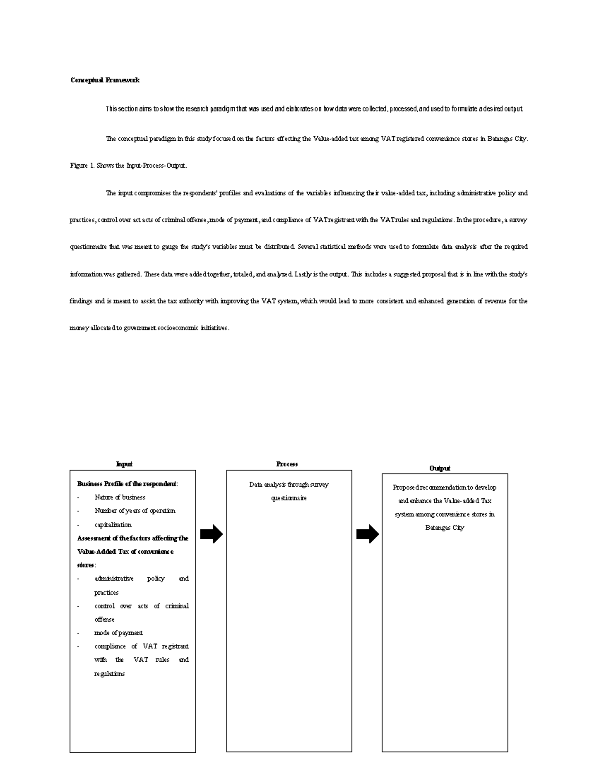 Conceptual Framework - Conceptual Framework This section aims to show ...