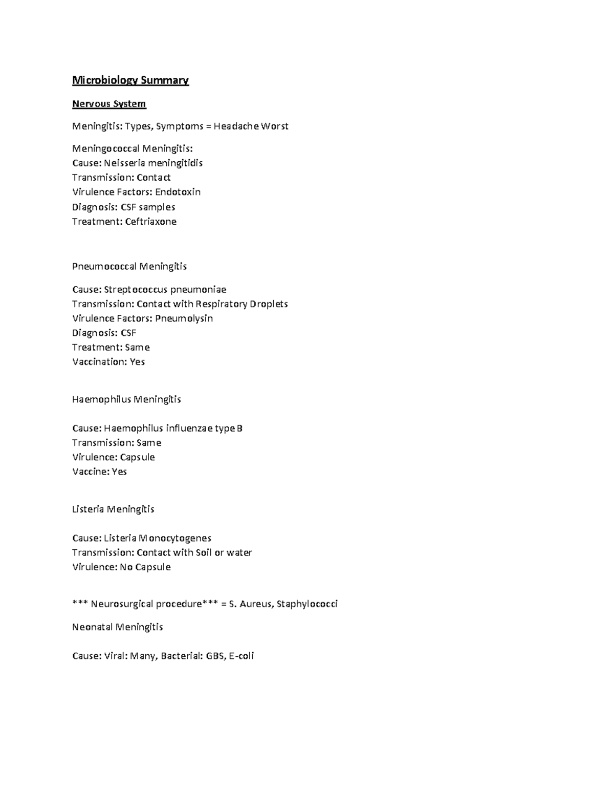 Questions for Microbiology Continued Final - Microbiology Summary ...