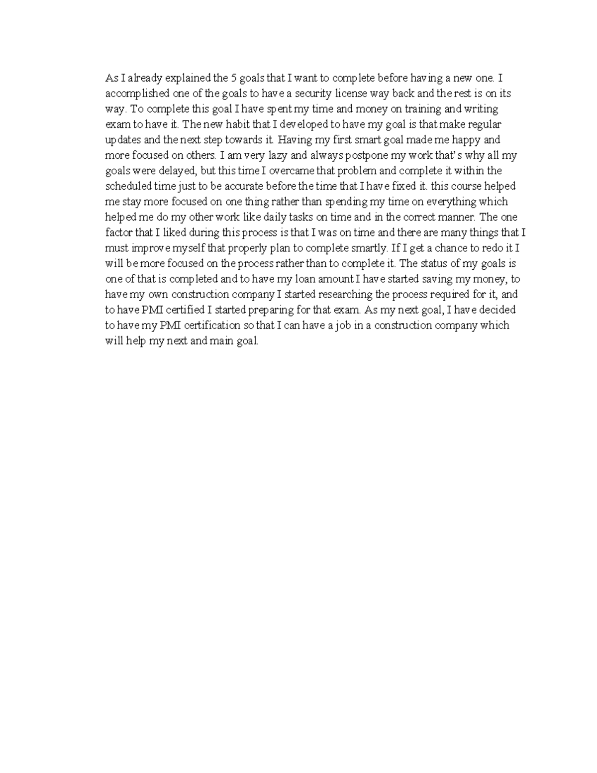 Assignment two - aCBU Iqdciwhninwchf - As I already explained the 5 ...