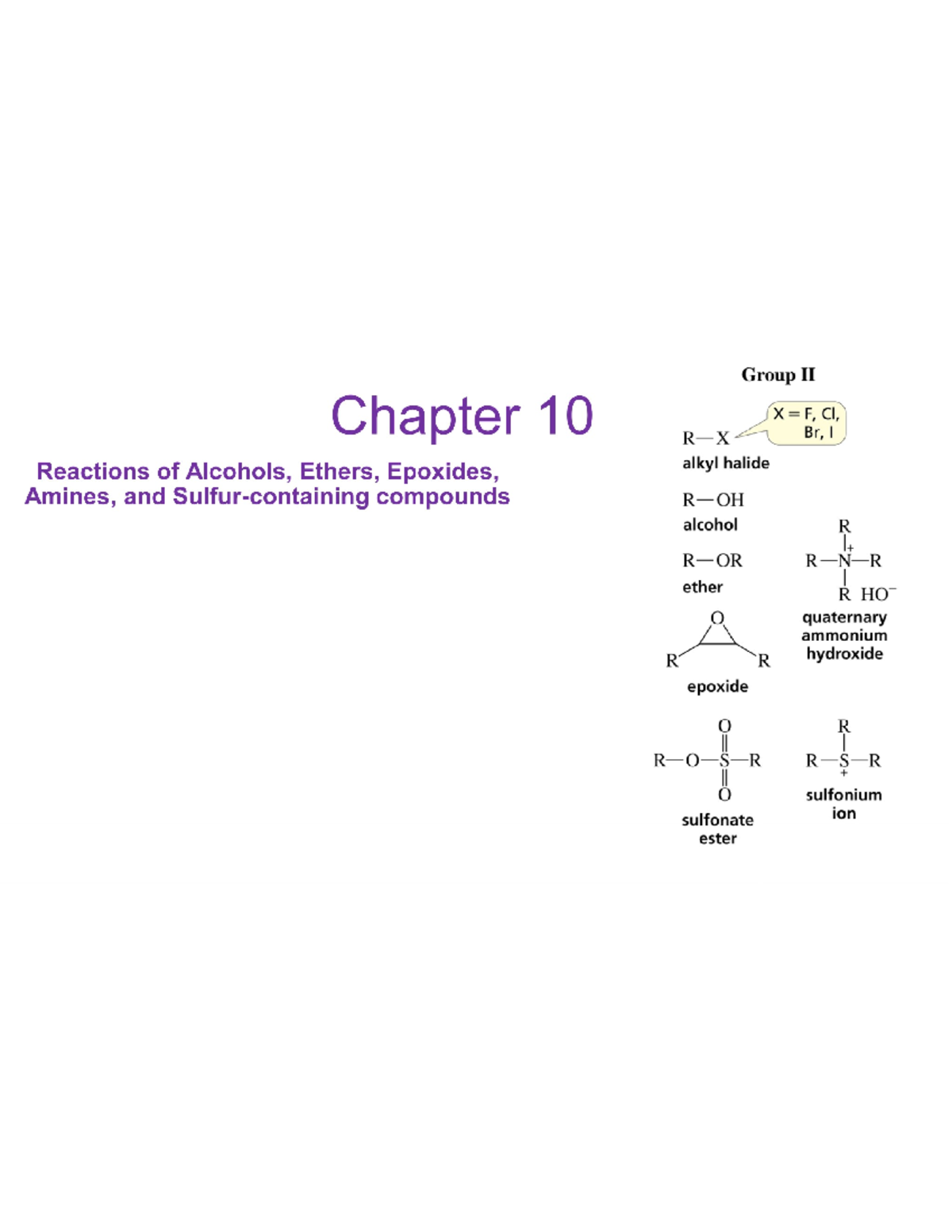 Chapter 10 Notes - CHEM 2212 - Studocu