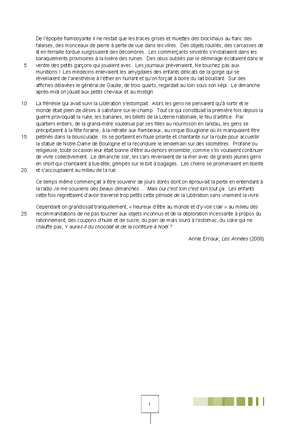 Didactique des Langues séquence corps humain - ####### Niveau de classe ...