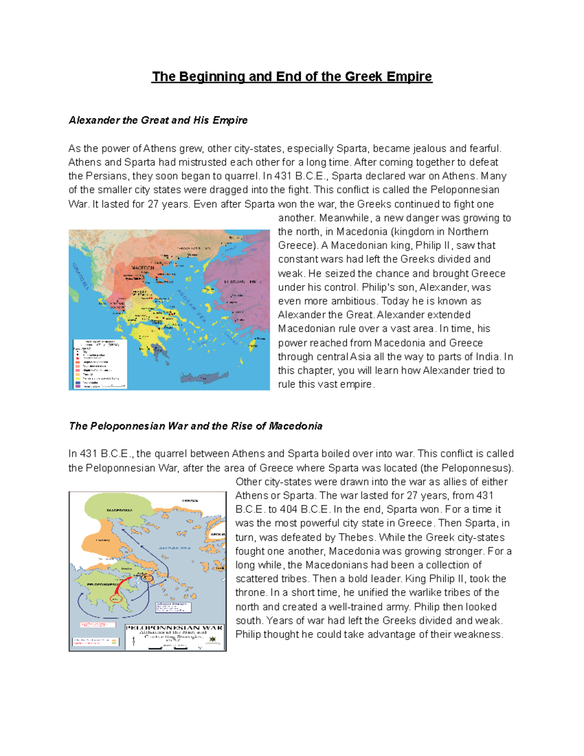 Untitled document - knjb n - The Beginning and End of the Greek Empire ...