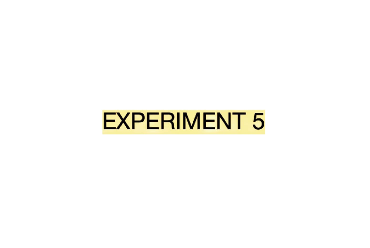 Experiment 5 and 6 - FORK SYSTEM CALLS AND THREAD CREATION - operating system laboratory - Studocu