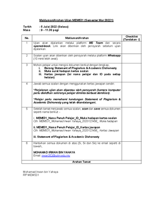 2. Conceptual Design Rubric - RUBRIC CONCEPTUAL DESIGN MEM531 ...