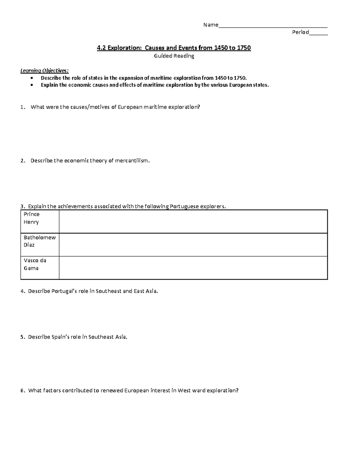 4.2 Guided Reading - notes - Name ...