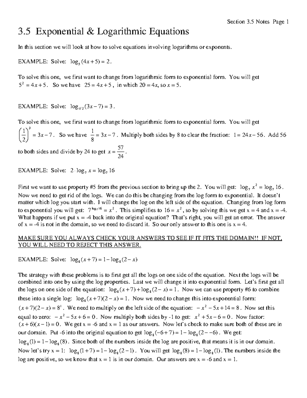 3 5 Notes 126M - easy and clear lecture materials with examples - 3 ...