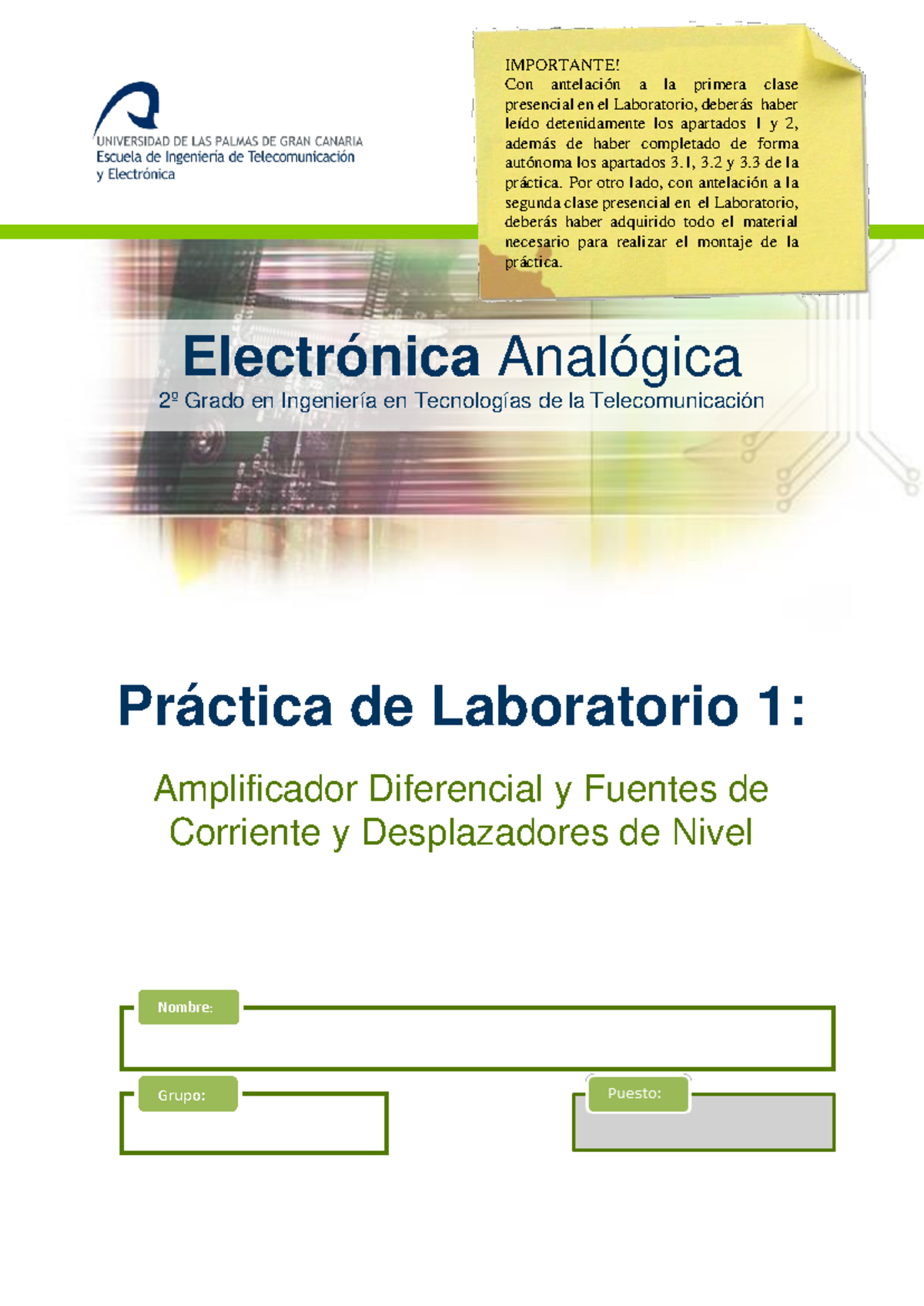 EA-PR1-RC2c - IMPORTANTE! Con antelación a la primera clase presencial ...