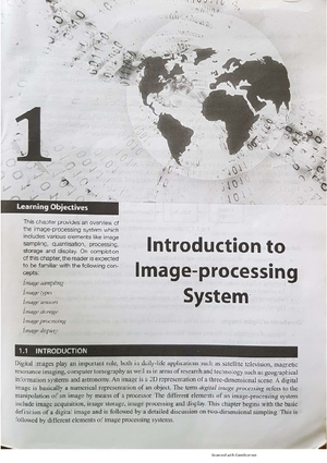Dip module 1 summary - 1. What is meant by Digital Image Processing ...