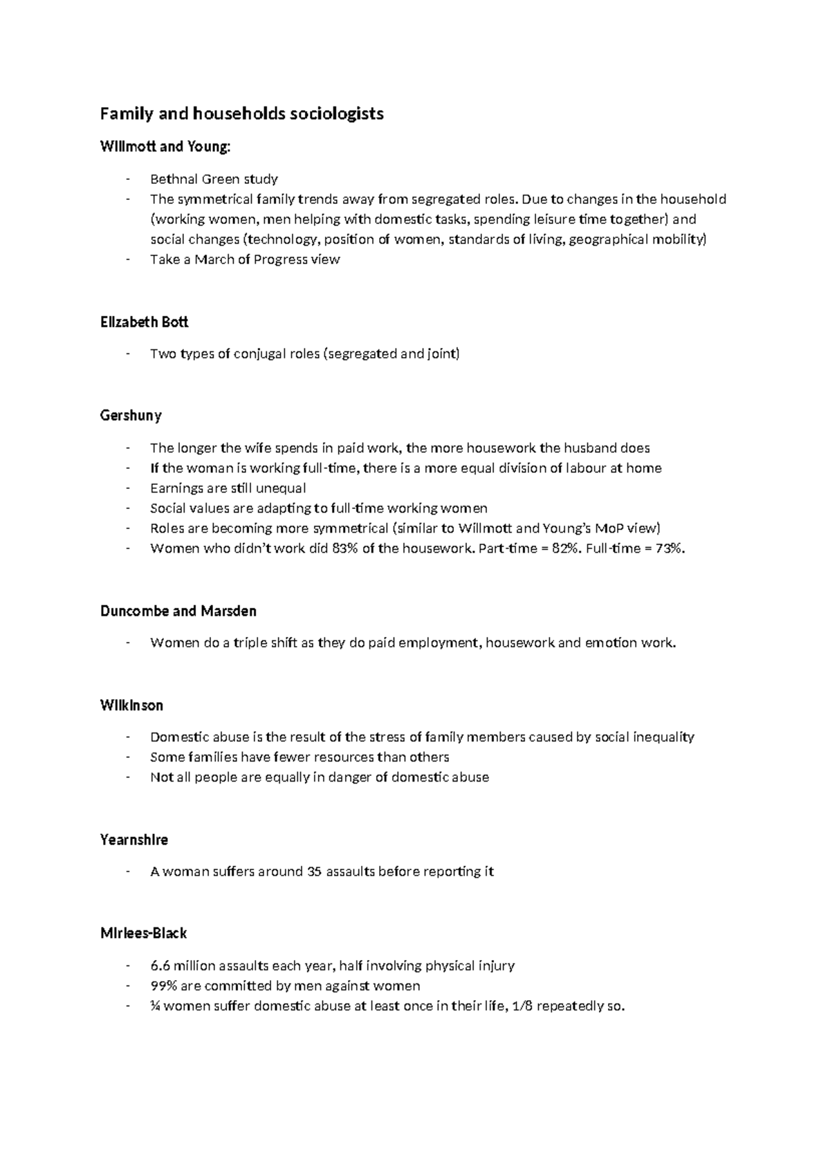 Family and households sociologists - Family and households sociologists ...
