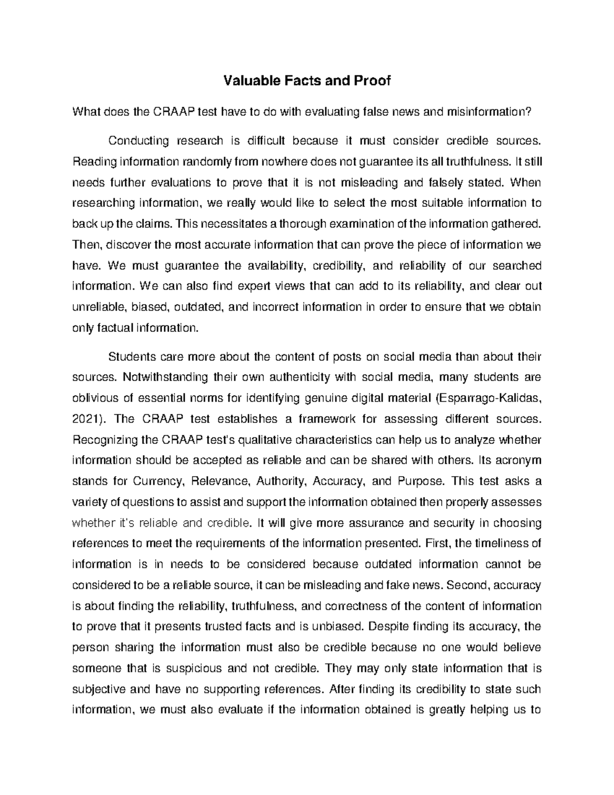 Valuable Facts and Proof - Reading information randomly from nowhere ...