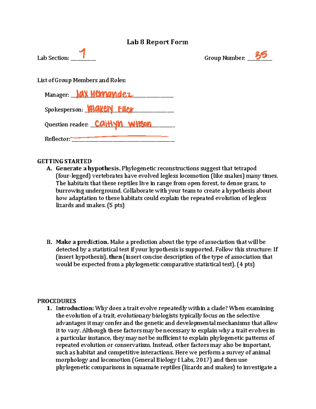 Lab 8 Report Summary - => Ã ALKNP KNI => A?PEKJ NKQL QI>AN EOP KB - Studocu