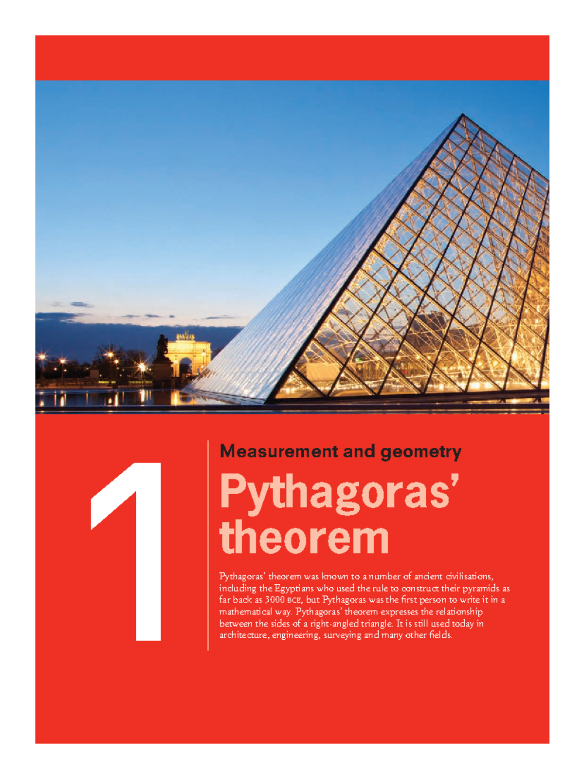 Chapter 1 Pythagoras' theorem (unlock) - ####### Measurement and ...