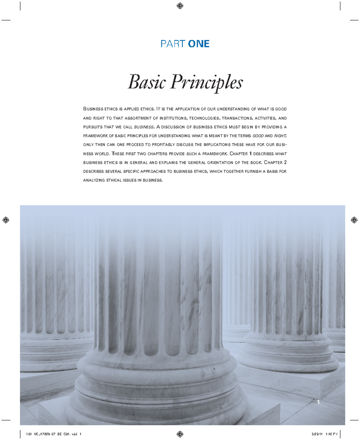 Velasquez - Business Ethics - chapter 1 - 1 PART ONE Basic Principles ...