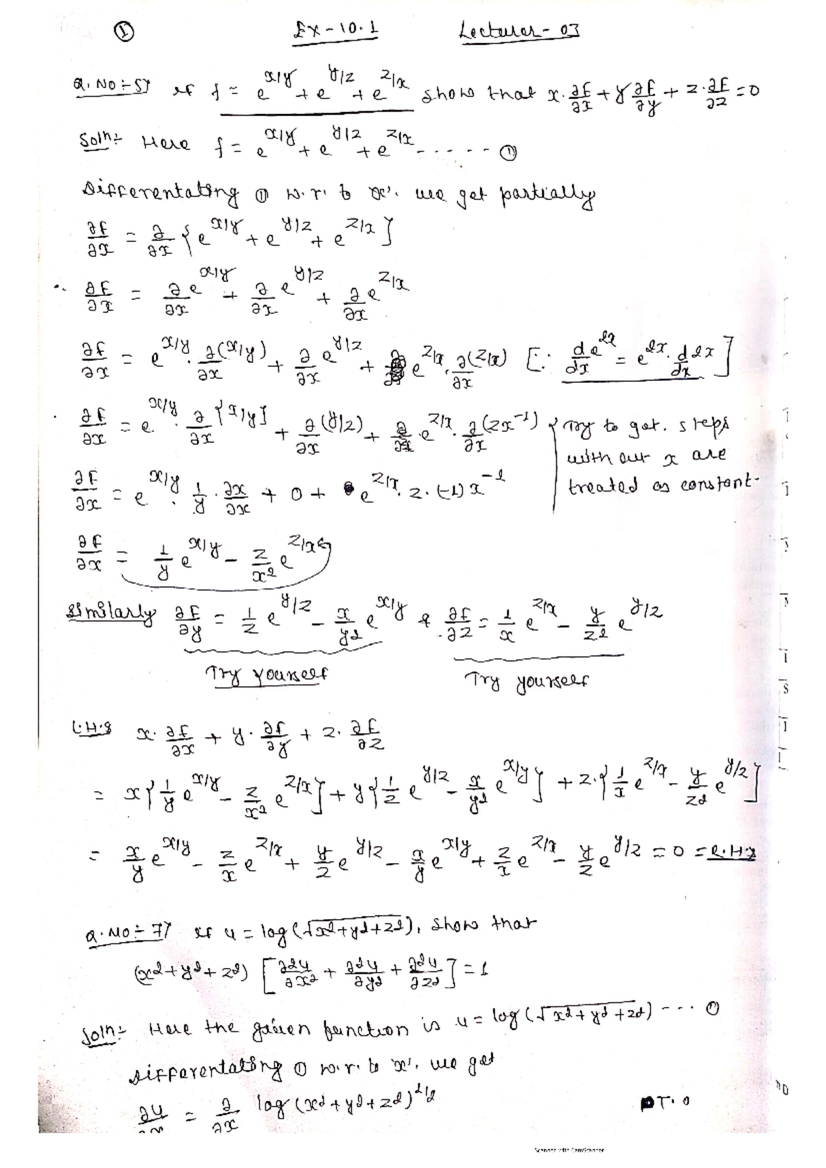 PDE Part 02 - Lecture 3 of PDE - Engineering Mathematics II - Studocu