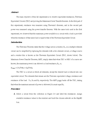 Prelab 1 - Mandatory assignment - ELEC 275 - Studocu