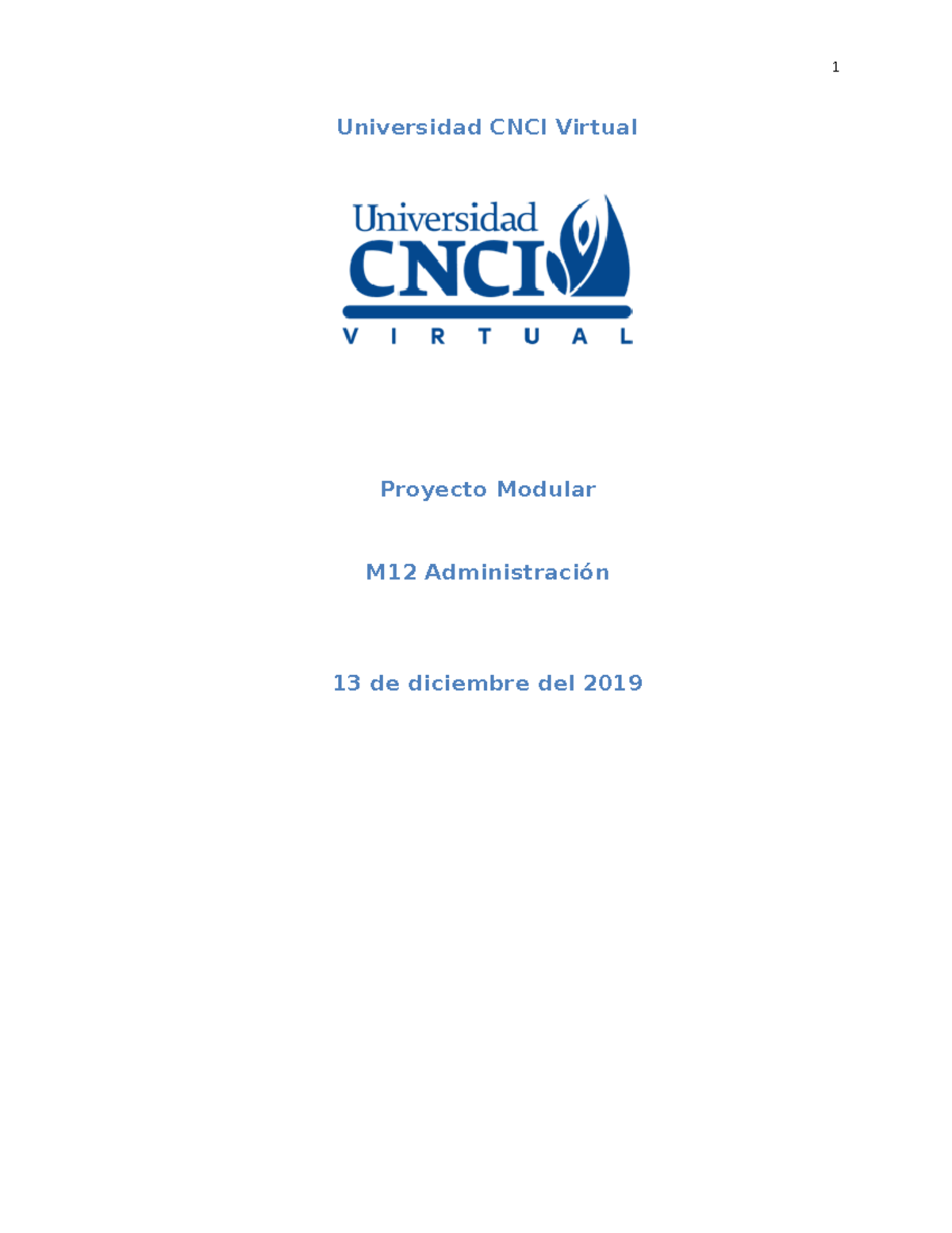 Proyecto-Modular-Administracion - Universidad CNCI Virtual Proyecto Modular M12 Administración ...