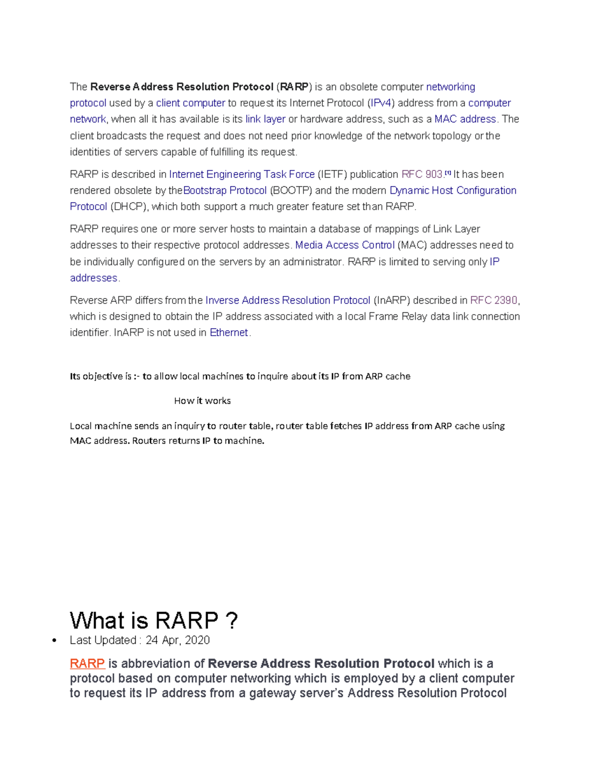 Networking - it is an assignment for school practice - The Reverse ...