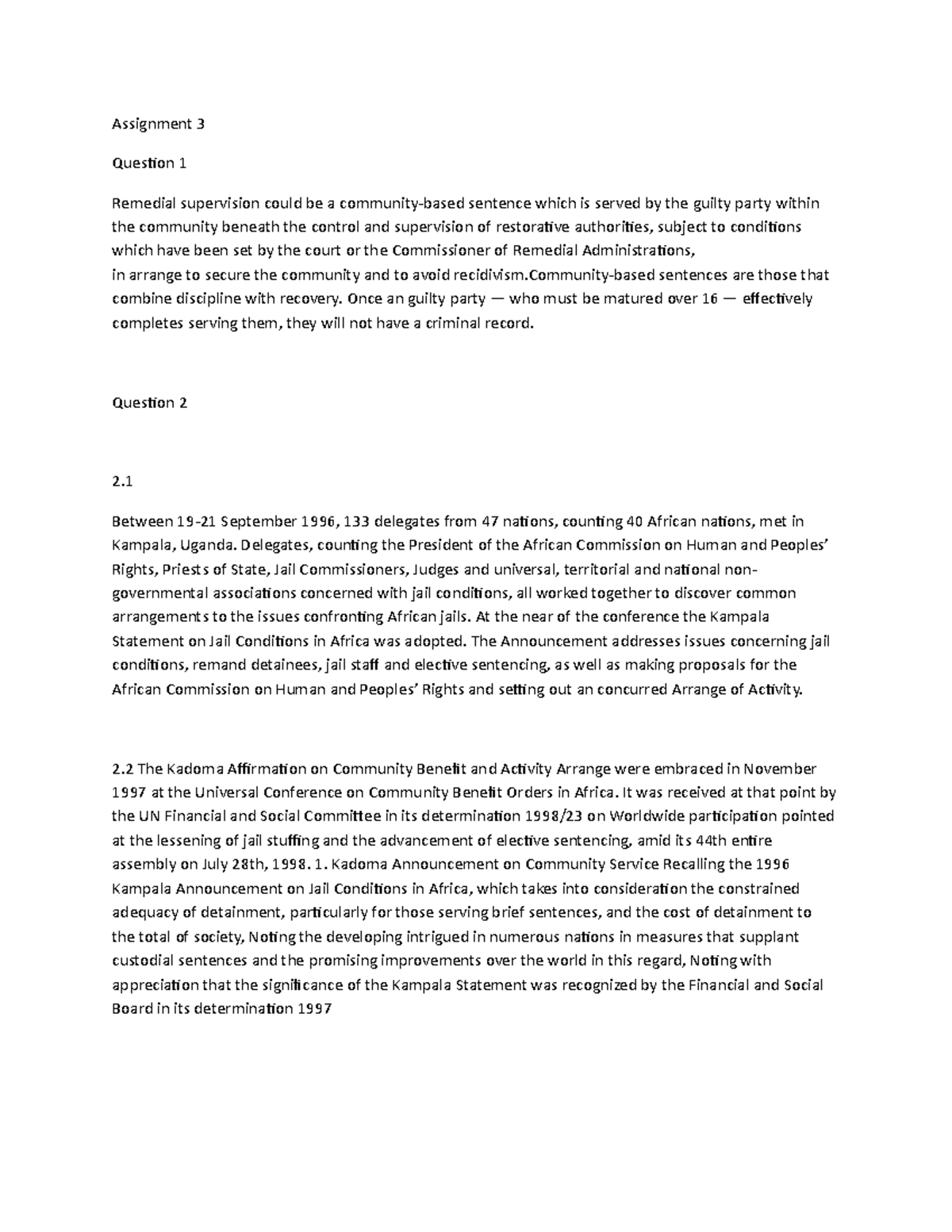 Assignment 3 NN Ndunakazi-WPS Office - Assignment 3 Question 1 Remedial ...