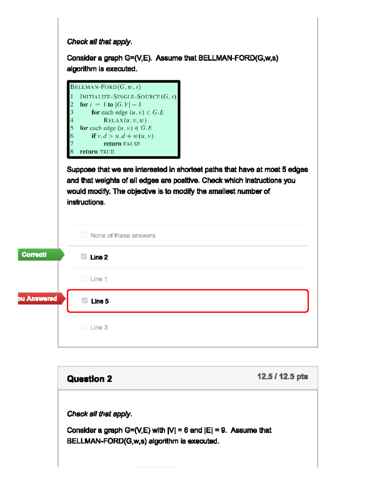 M11V4 - More Bellman Ford practice - COMP 3270 - Studocu