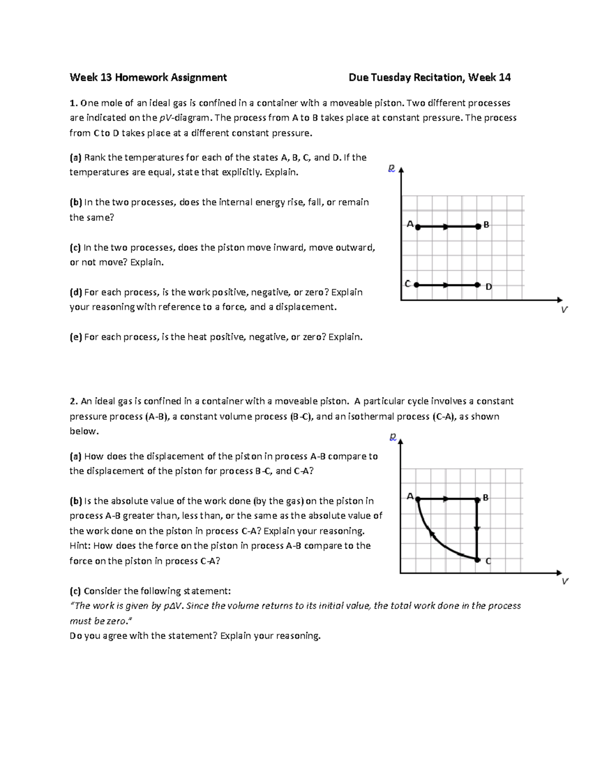 Week 13 Homework Assignment - Week 13 Homework Assignment Due Tuesday ...