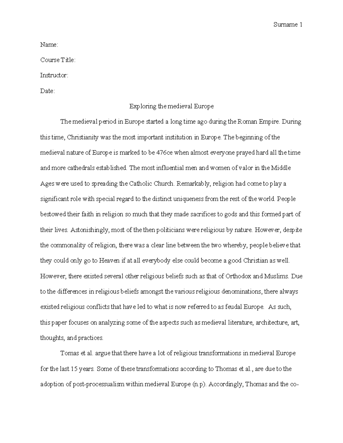 Order 202151 History Essay - Name: Course Title: Instructor: Date ...