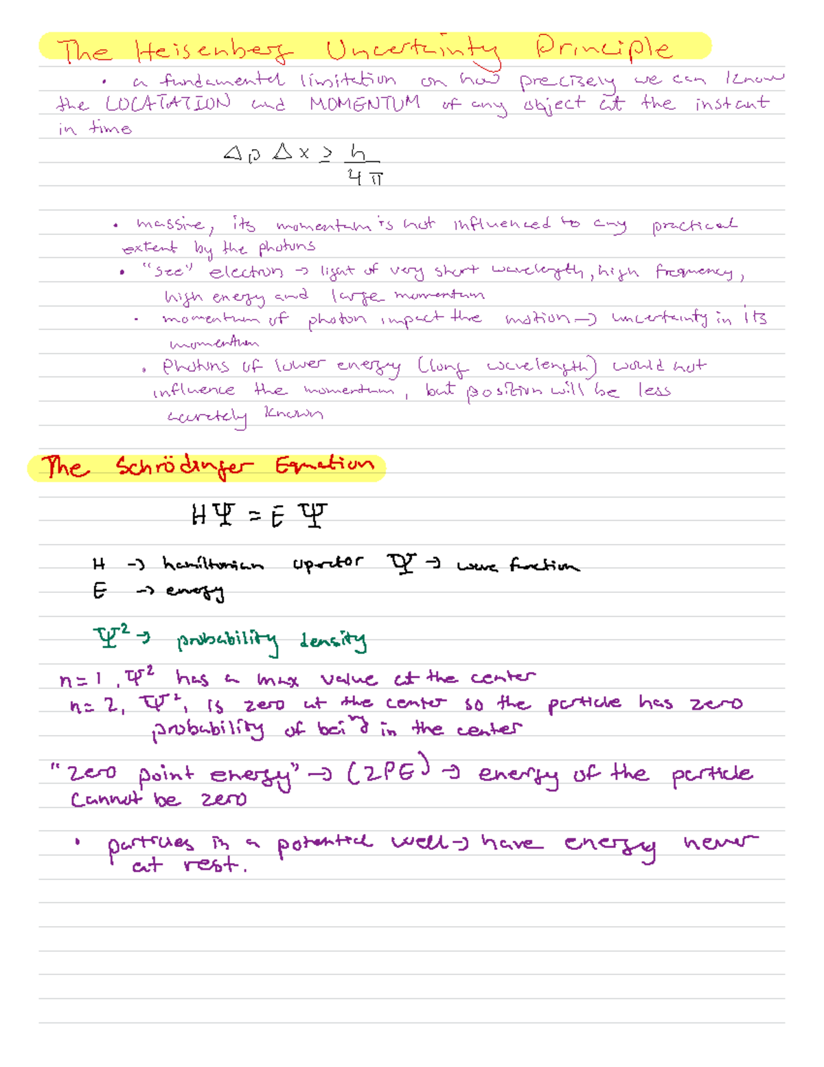Chem Review - theories - The Heisenberg UncertaintyPrinciple · a ...