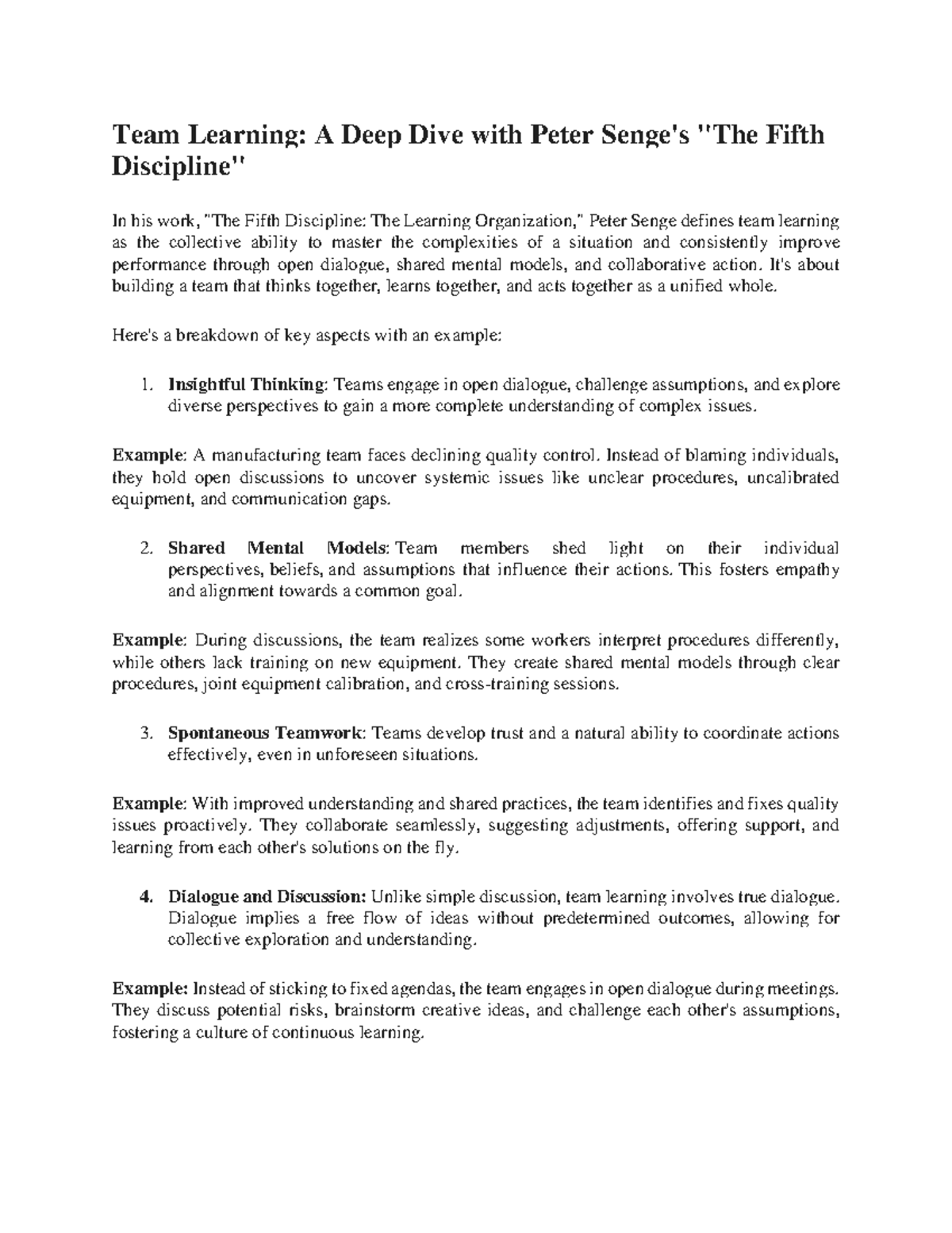 Team learning Peter Senge - Team Learning: A Deep Dive with Peter Senge ...