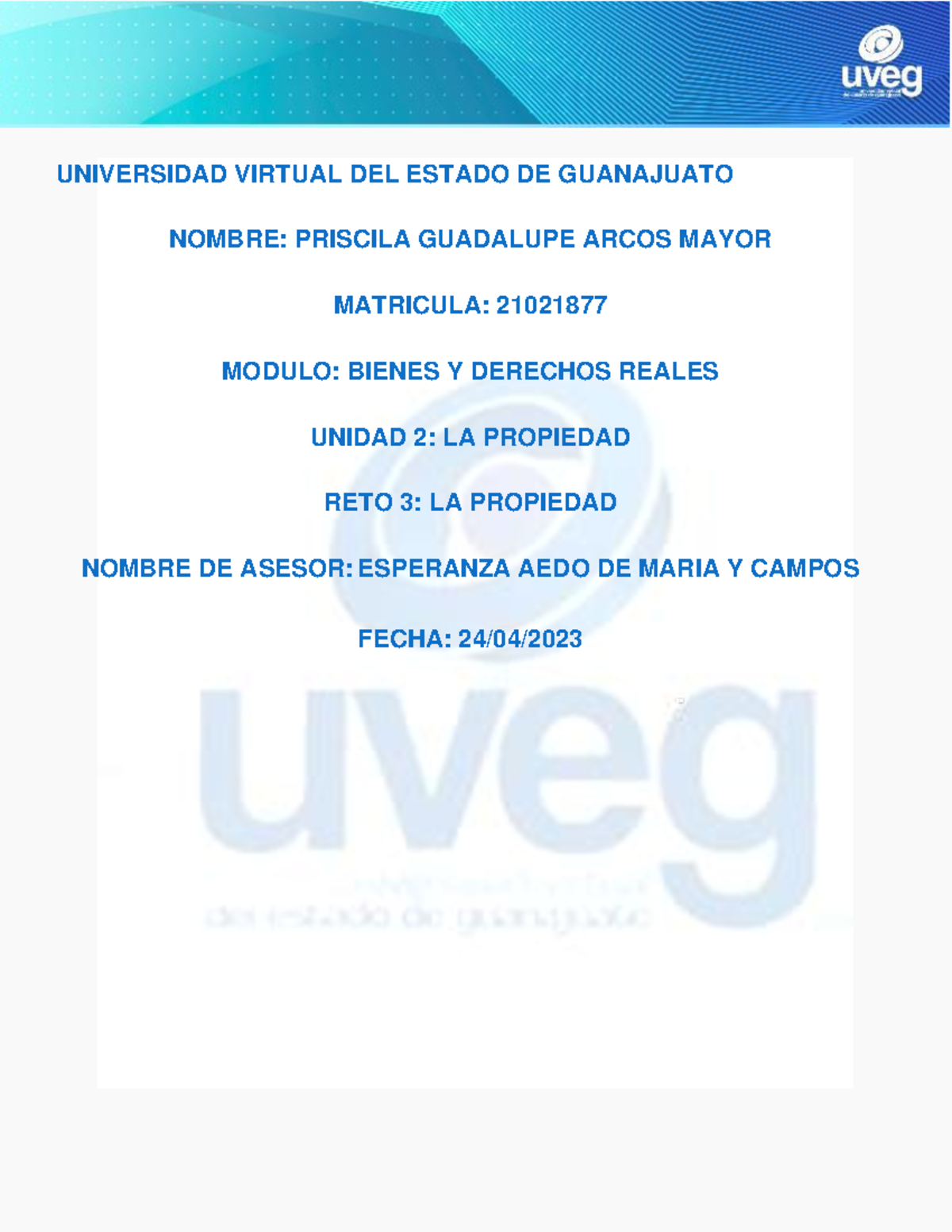 Arcos Priscila R3 U2 - Una tarea es una actividad o acción específica ...