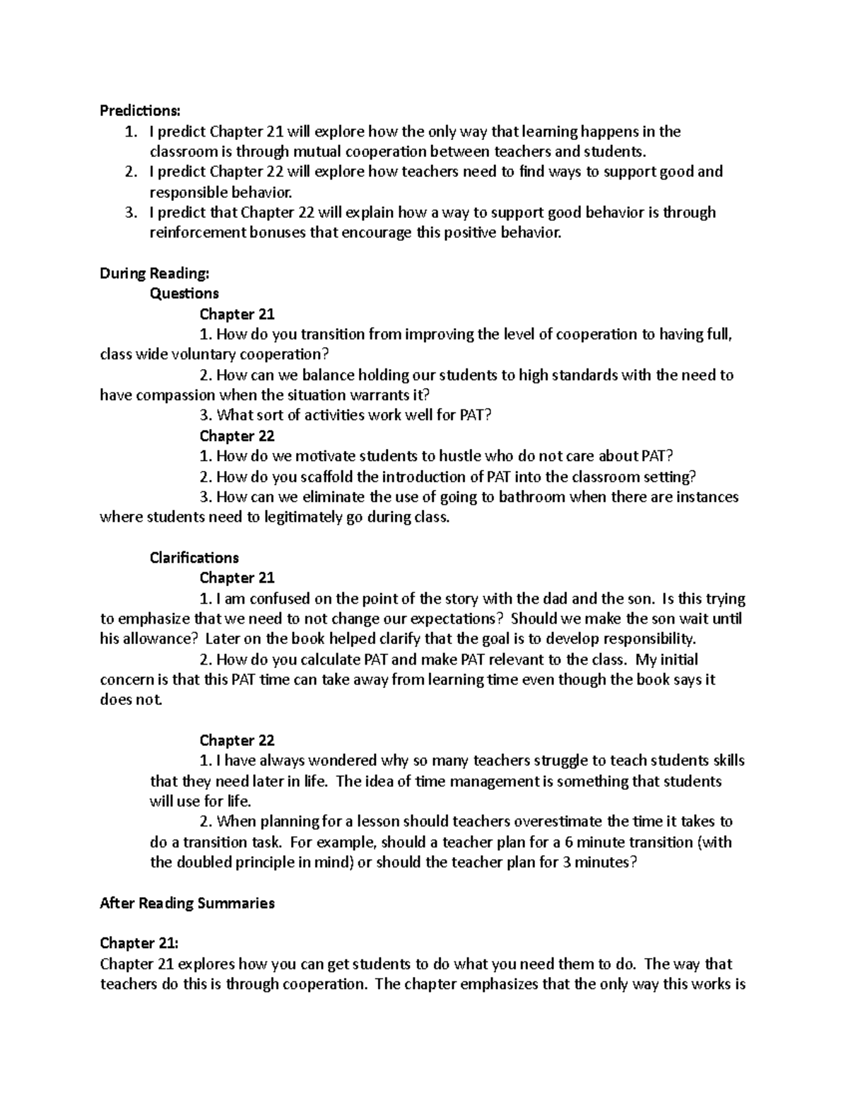 Chapter 21 And 22 Key Brief Predictions 1 I Predict Chapter 21 chapter-21-and-22-key-brief-predictions-1-i-predict-chapter-21